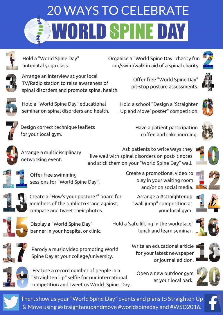 Host your own event - World Spine Day